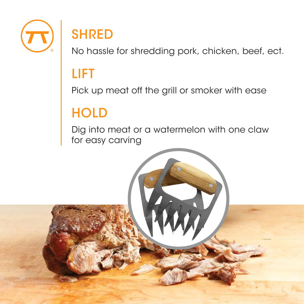 Outset Stainless Steel Meat Shredding Bear Claws,4.4" x 4.2" – The Kitchen